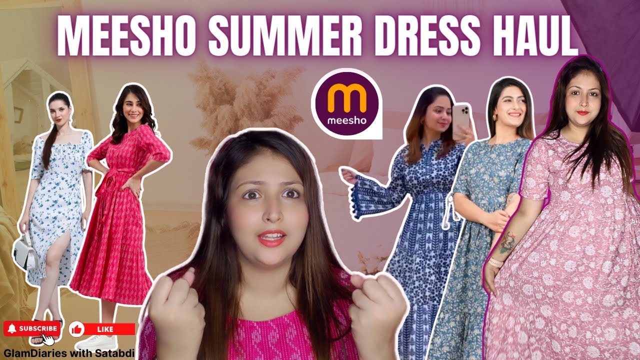 Meesho Summer Dress Haul Video Trendy Meesho Dresses Haul рџ Try On