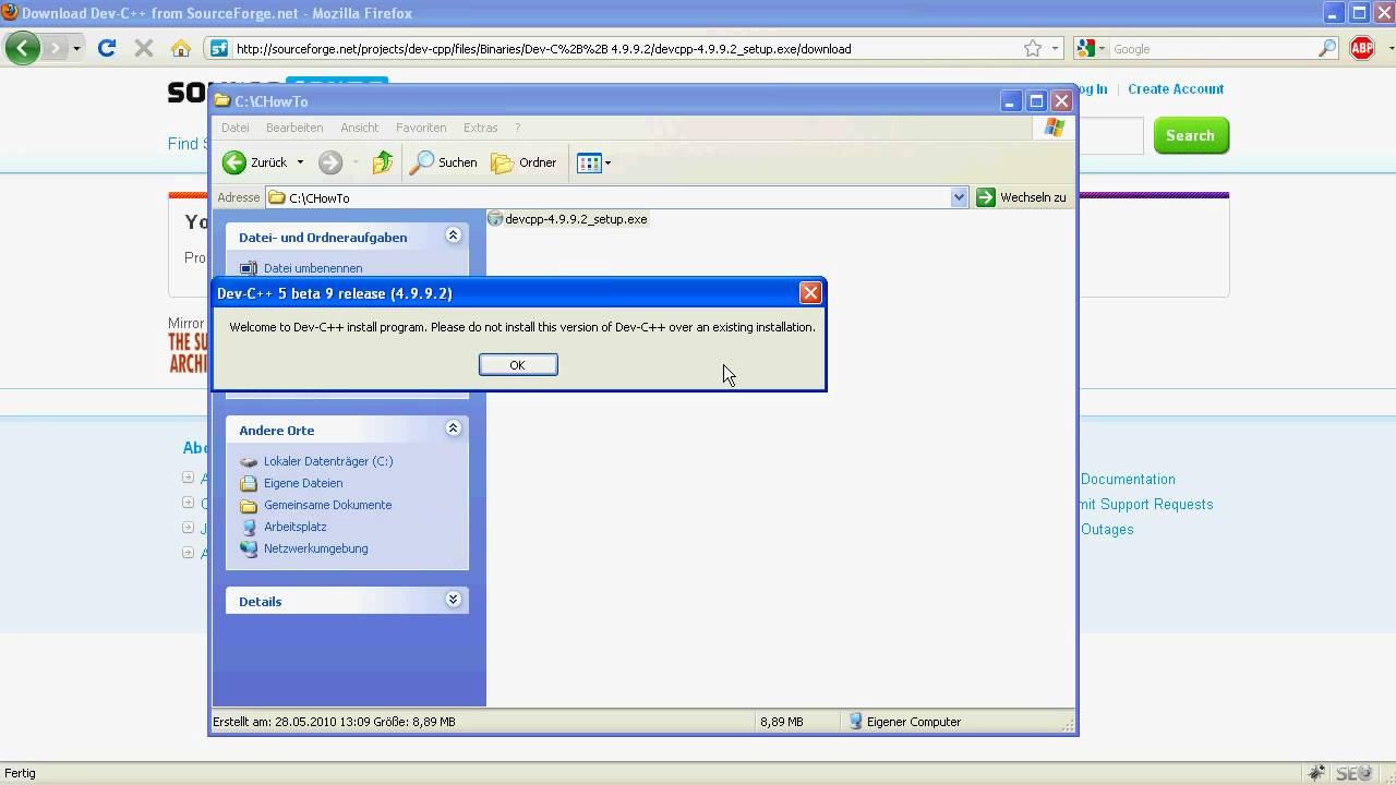 C Tutorial Kapitel 1 Compiler C Howto Youtube