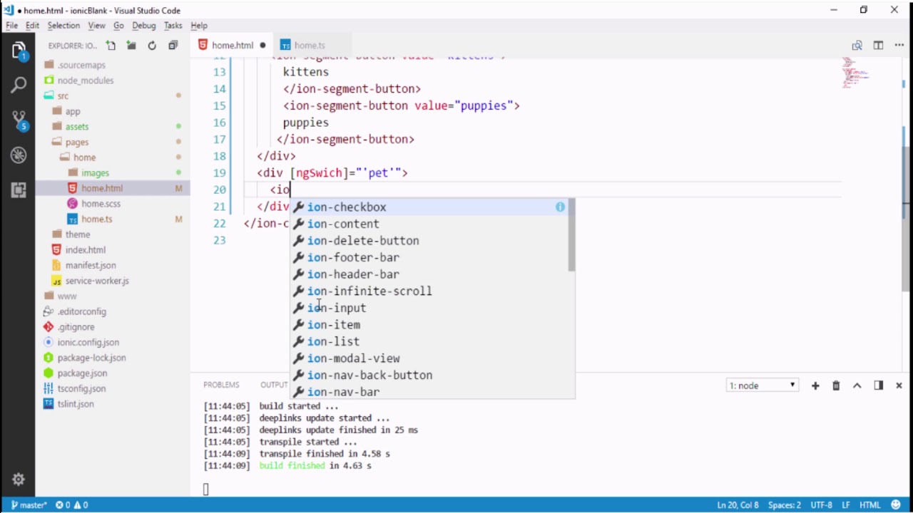Part 13 How To Use Segments In Ionic Youtube