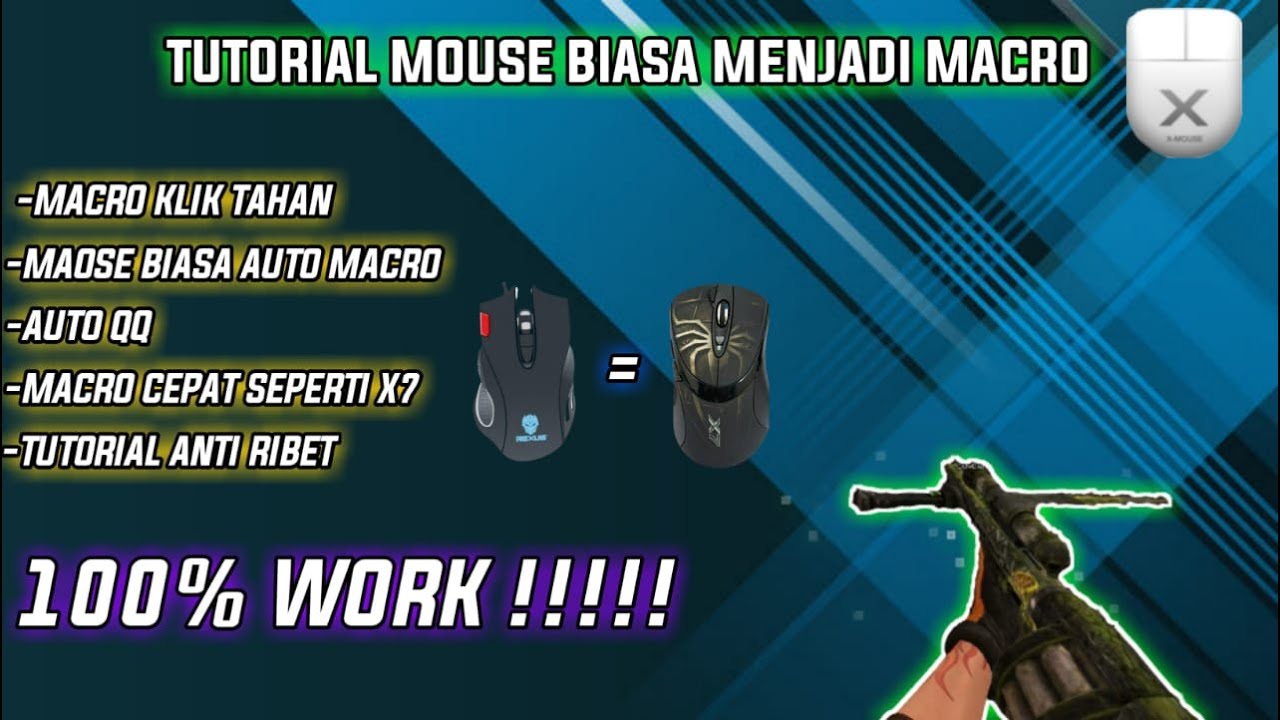 Tutorial Mouse Biasa Menjadi Macro Sg Teken Workk All Mouse