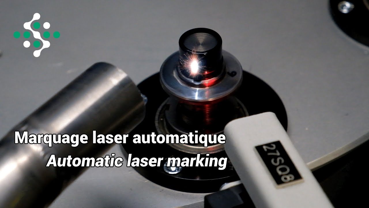 Marquage Laser Automatique Automatic Laser Marking Youtube