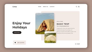 Create Animated Landing Page With Parallax Scrolling Effect Using Html