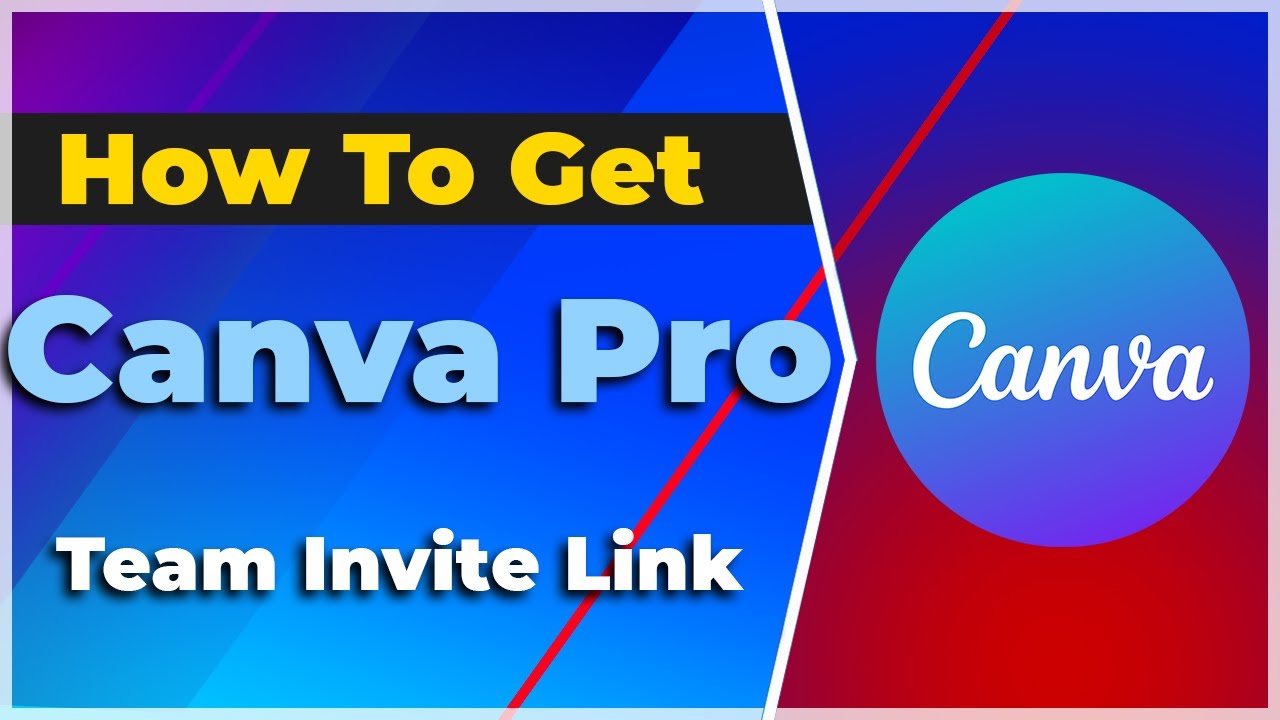 How To Create A Canva Pro Team Invite Link 2024 Canva Pro Team Link ...