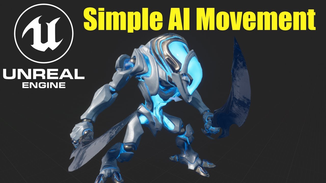 Simple Ai Movement Unreal Engine Tutorial Basic Ai Part 1 Youtube
