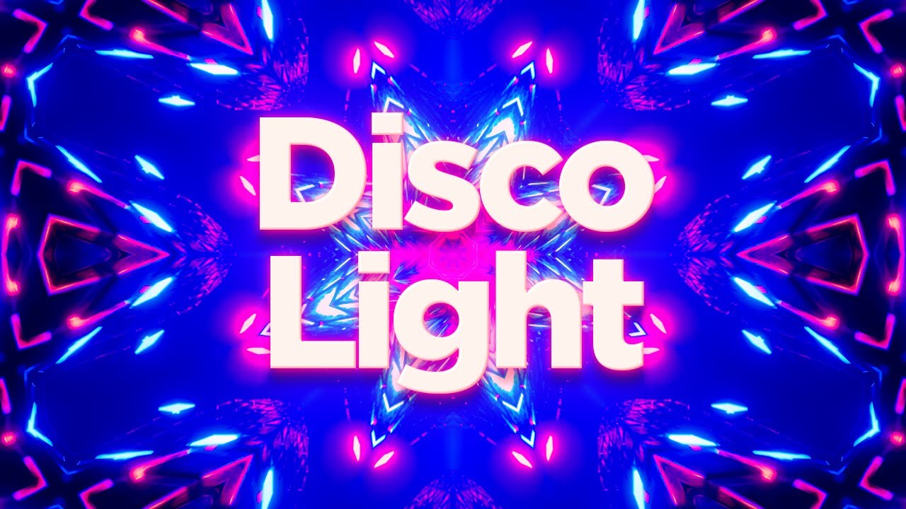 Colorful Disco Color Night Pulsating Disco Light Youtube