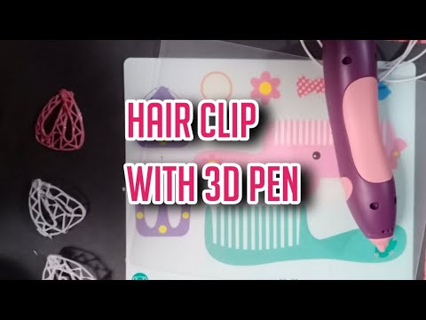 How To Make Hair Clip With 3d Pen Becreative 3dartworks 3dpenworks