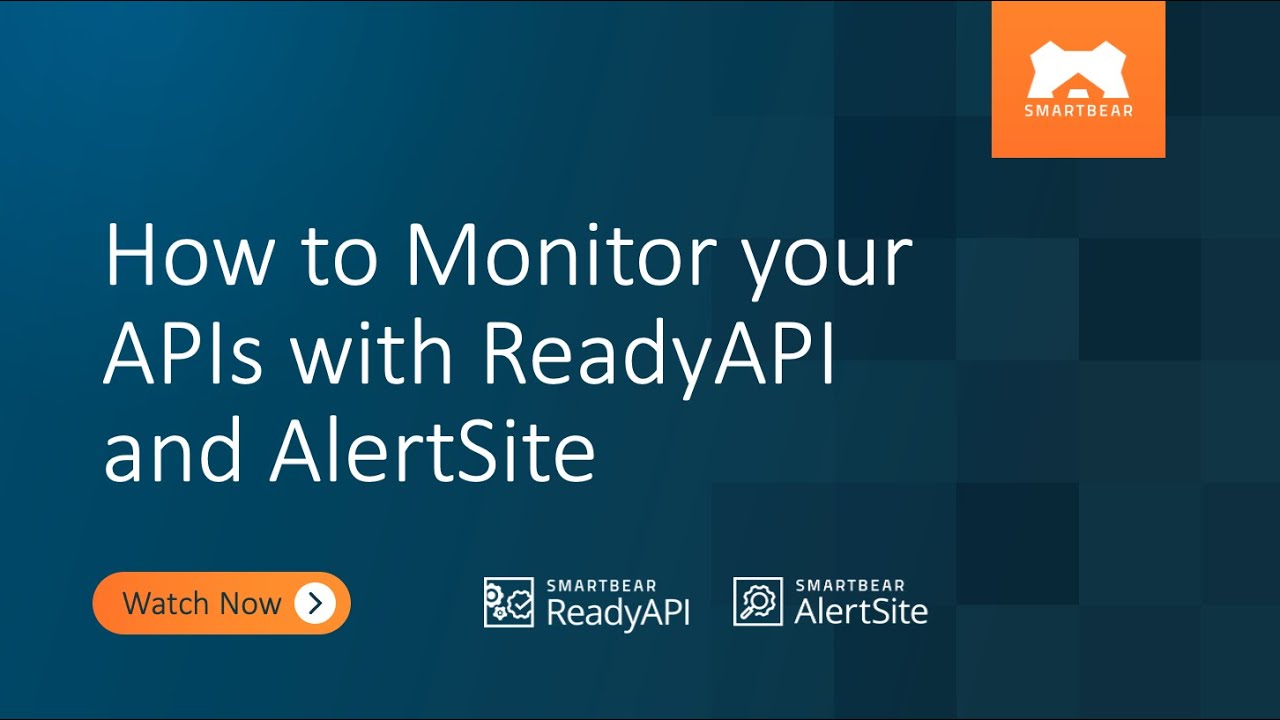 How To Monitor Your Apis With Readyapi And Alertsite Youtube