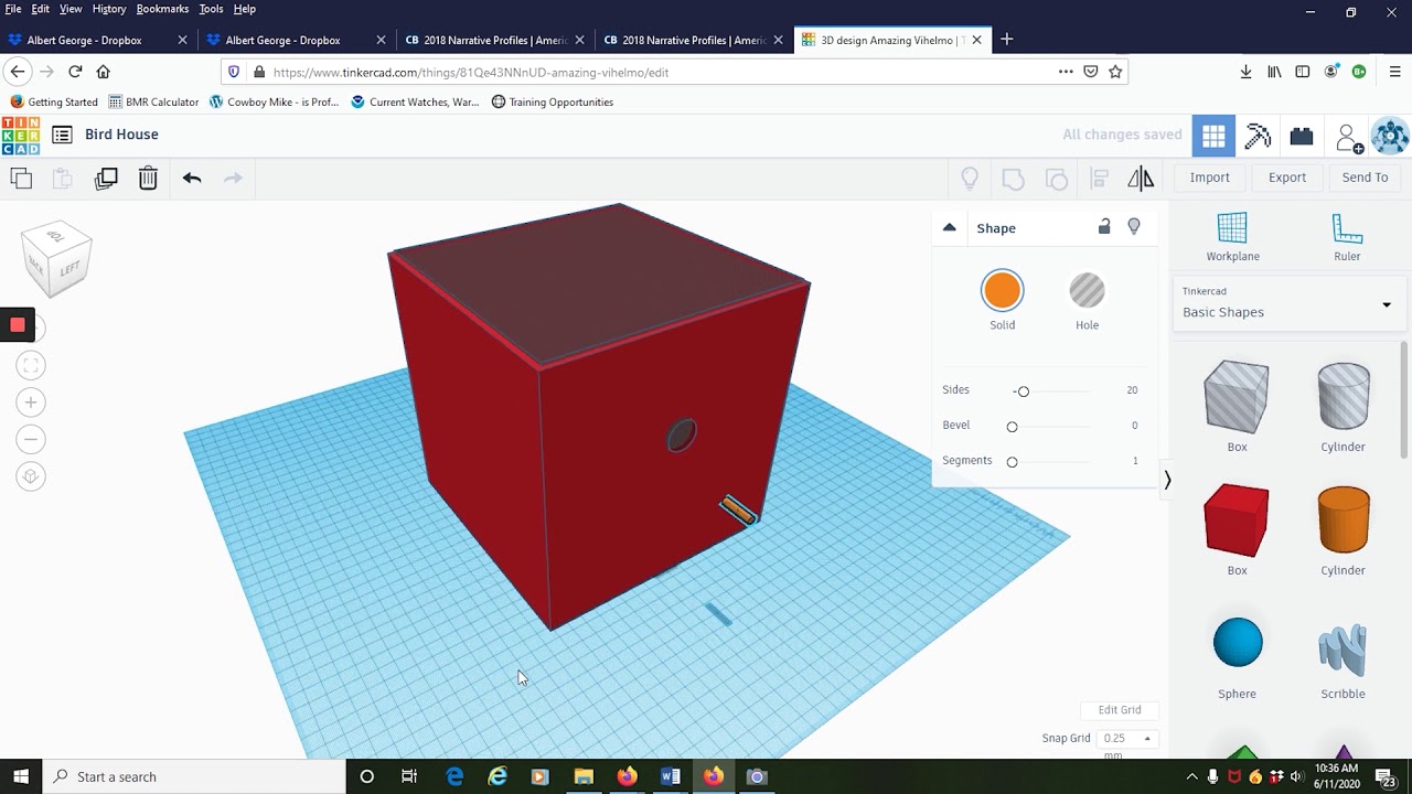 3d Printing Tinkercad Youtube