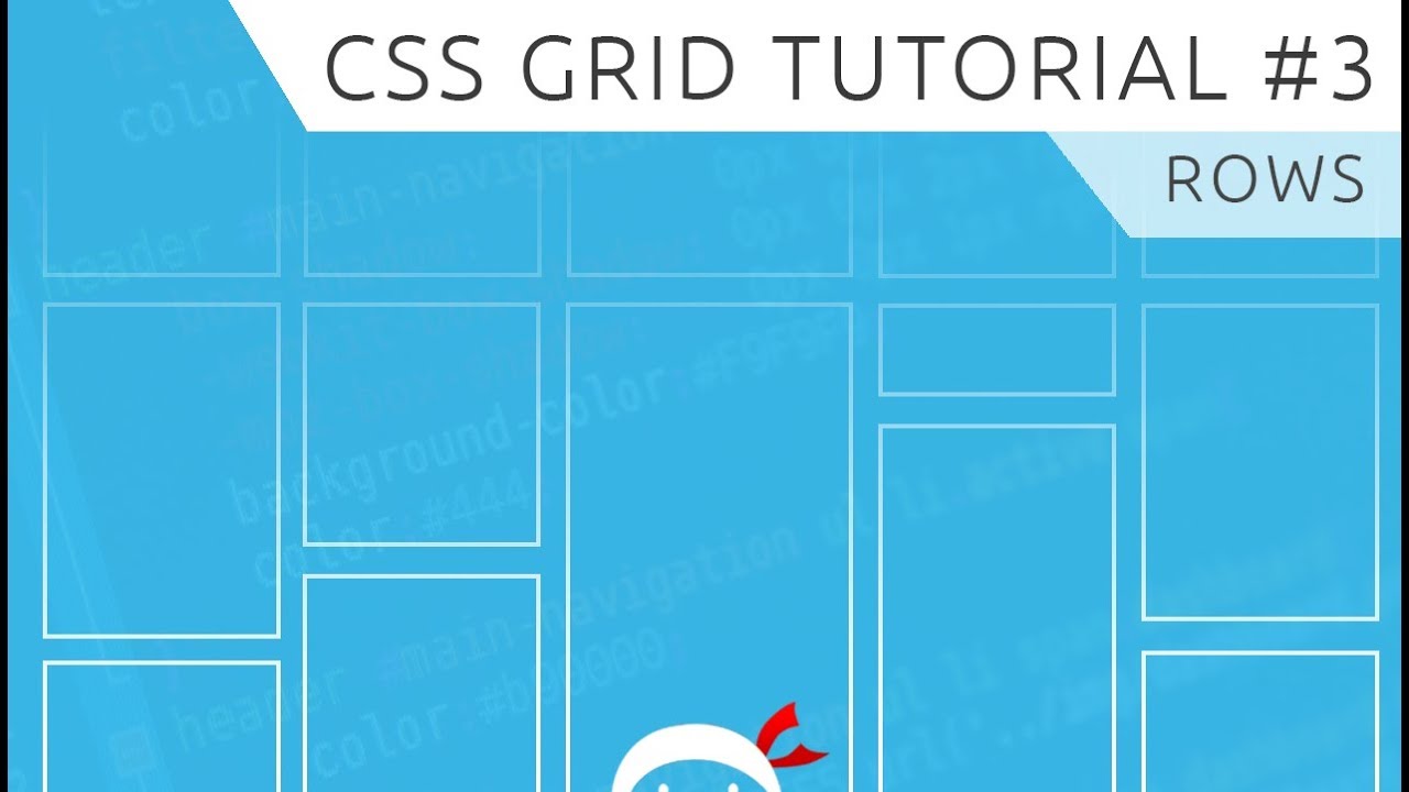 Css Grid Tutorial 3 Rows Youtube