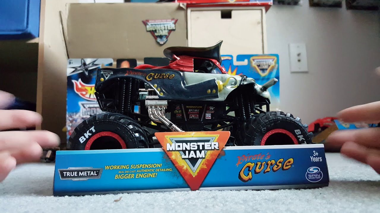 Spin Master Monster Jam 1 24 Scale Pirates Curse Unboxing And Review