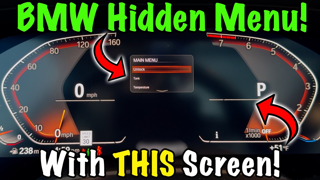 Bmw Hidden Menu Explained Idrive 7 Youtube