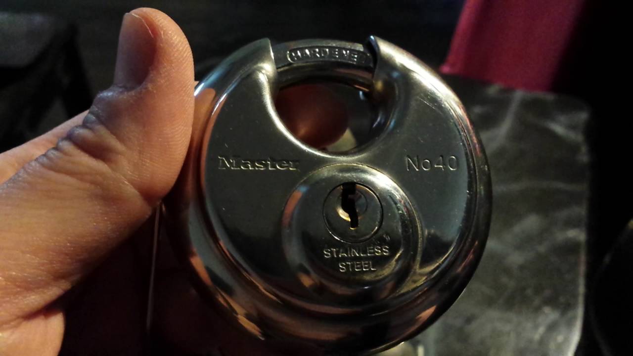 4 Master Lock 40 Discus Diskus Picked Youtube