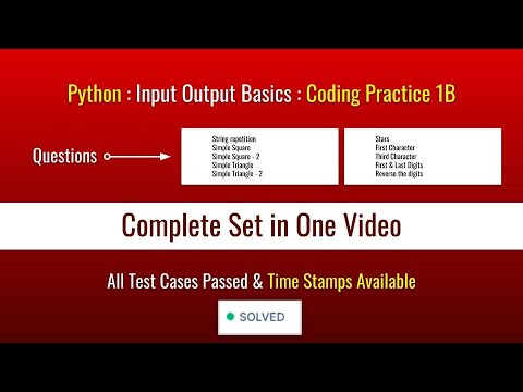 Python Input Output Basics Coding Practice 1b Pythonprogramming