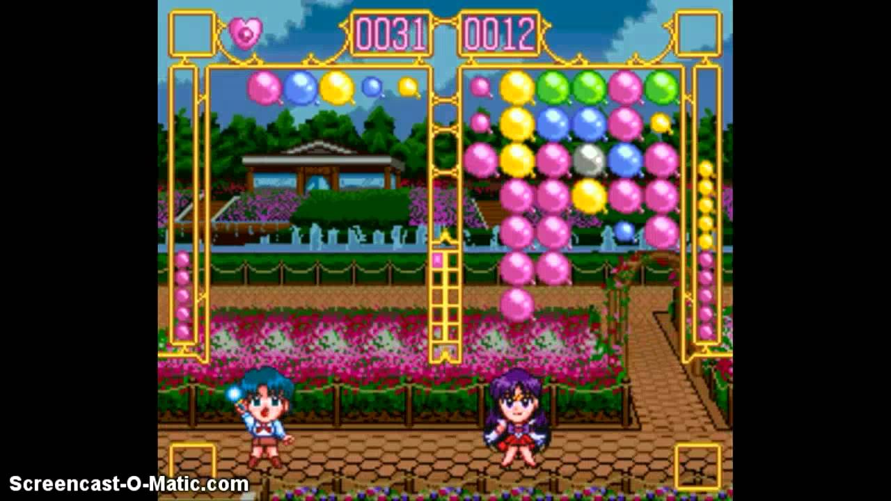 Sailor Moon Super S Bubble Game History Mode Part 1 Youtube