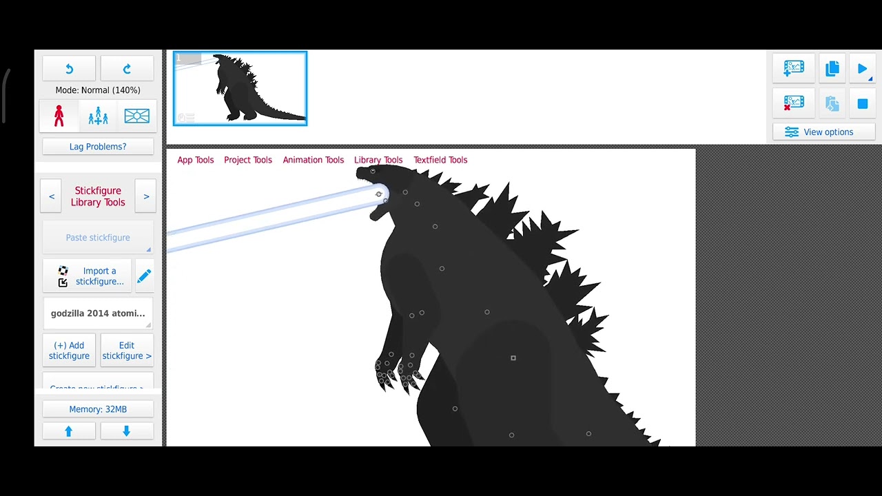 Godzilla 2019 Showcase Stick Nodes Youtube