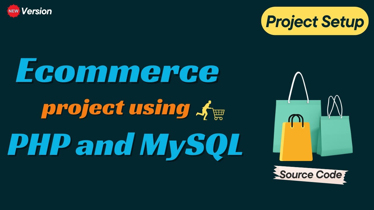 Php E Commerce Project Using Mysql Project Source Code Setup Youtube