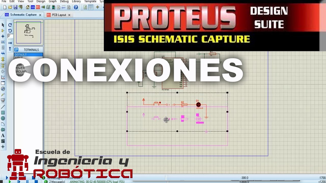 Curso Diseño De Placas En Proteus 8 Arreglo De Conexiones Youtube