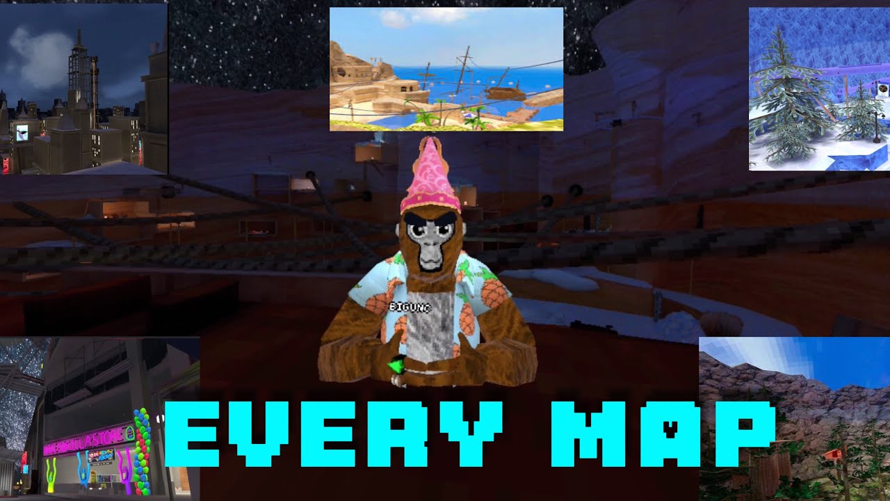 Escaping Every Gorilla Tag Map Youtube
