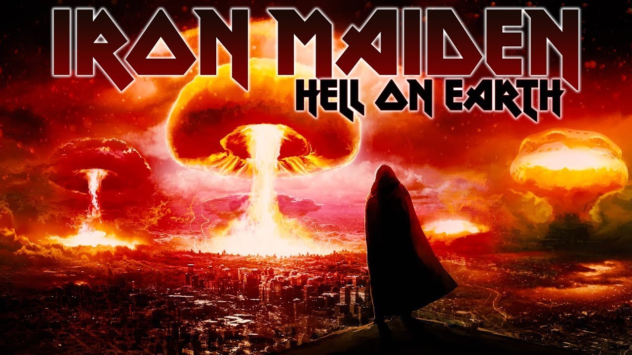 Iron Maiden Hell On Earth Guitar Backing Track Youtube