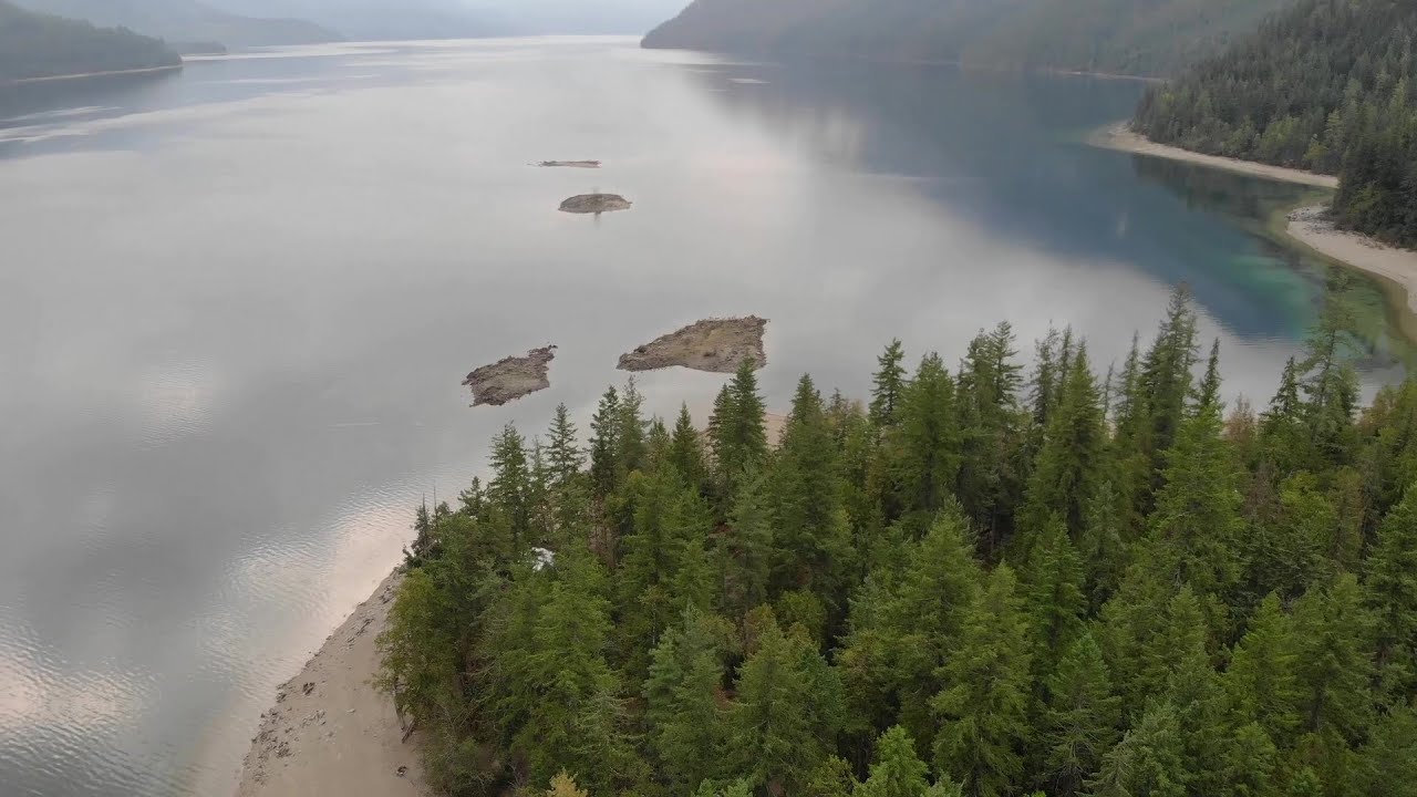 Man Campers Trip Raw Drone Footage Wragge Beach And Crusader Cabin