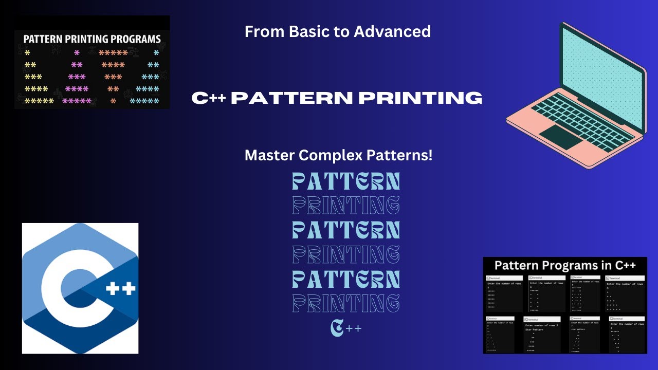 C Pattern Printing Tutorial Master Pattern Programs In C Youtube