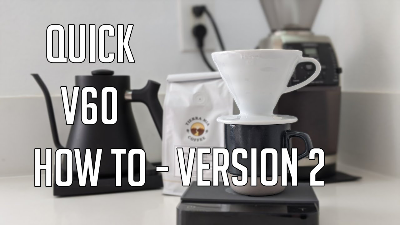 How To Brew Coffee With A V60 V 2 Youtube