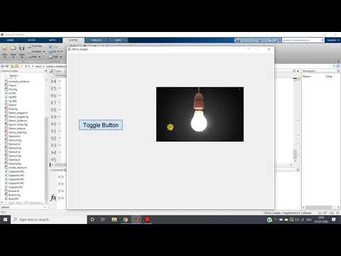 Create A Toggle Button Matlab Gui Youtube