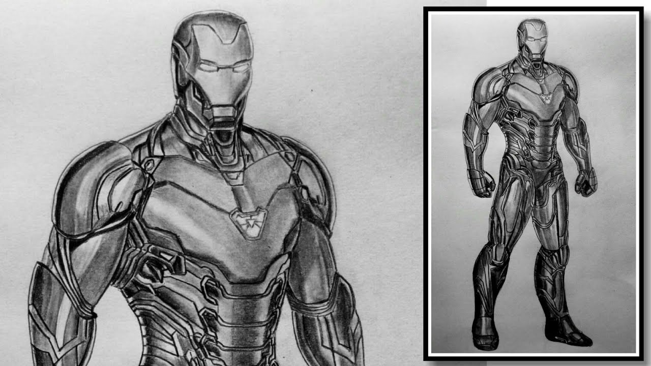 Iron Man Mark 85 Suit Drawing Infoupdate Org