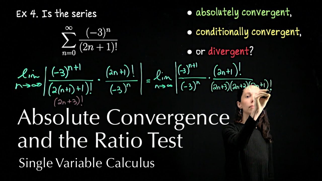 Absolute Convergence And The Ratio Test For Series With Lots Of