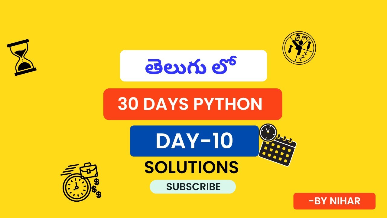 30 Days Python Day 10 Solutions 10 Youtube