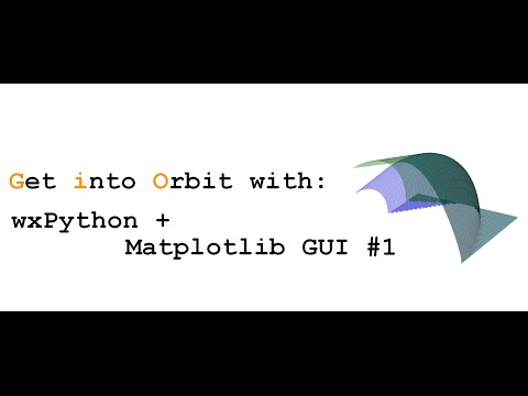Wxpython Matplotlib Gui 1 Youtube