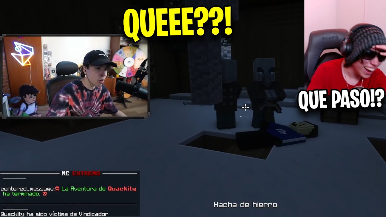 Quackity Muere En Minecraft Extremo Youtube
