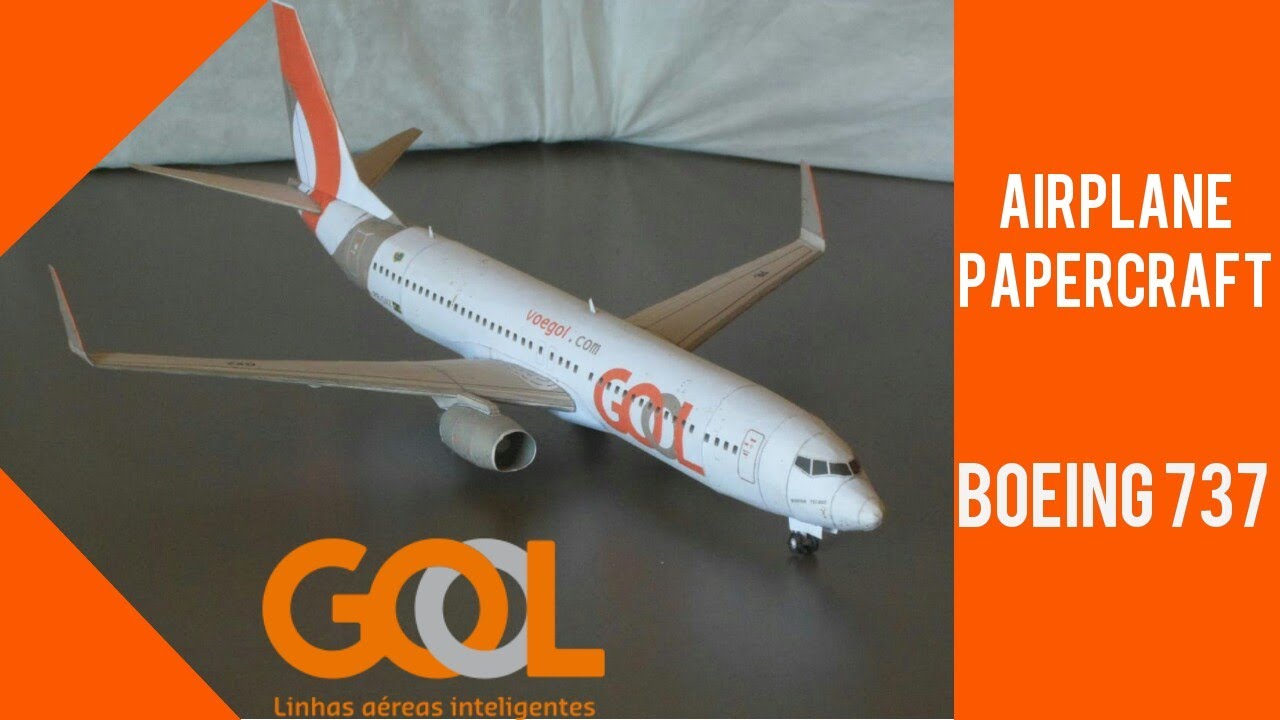Avião De Papel Para Imprimir E Montar Boeing Retoedu