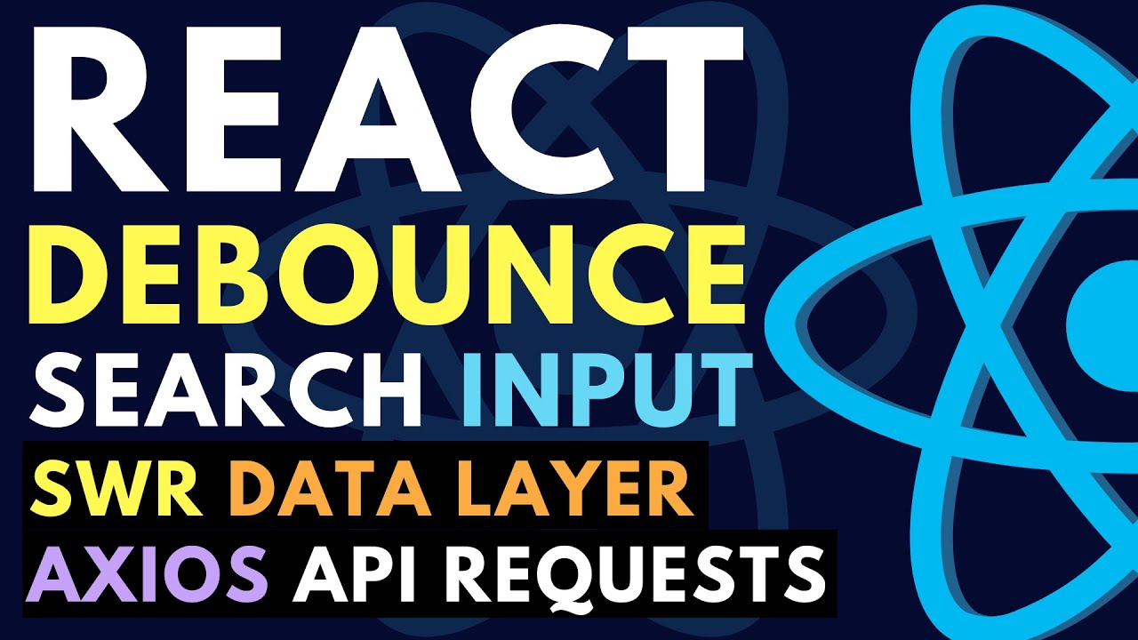 React Debounce Search Input Api Call Usedebounce React Hook Youtube