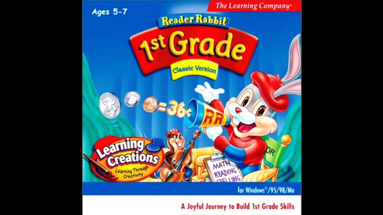 Reader Rabbit 1st Grade 1997 Pc Windows Longplay Youtube