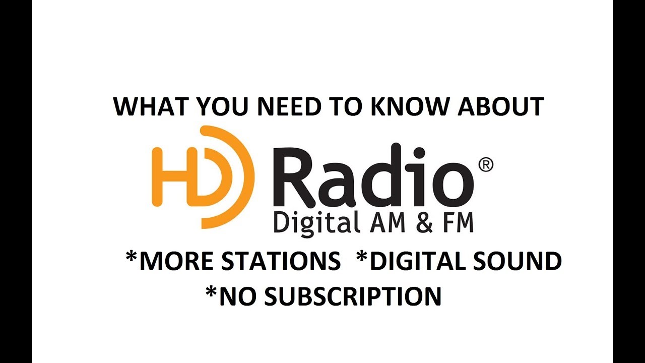 What You Need To Know About Hd Radio Youtube
