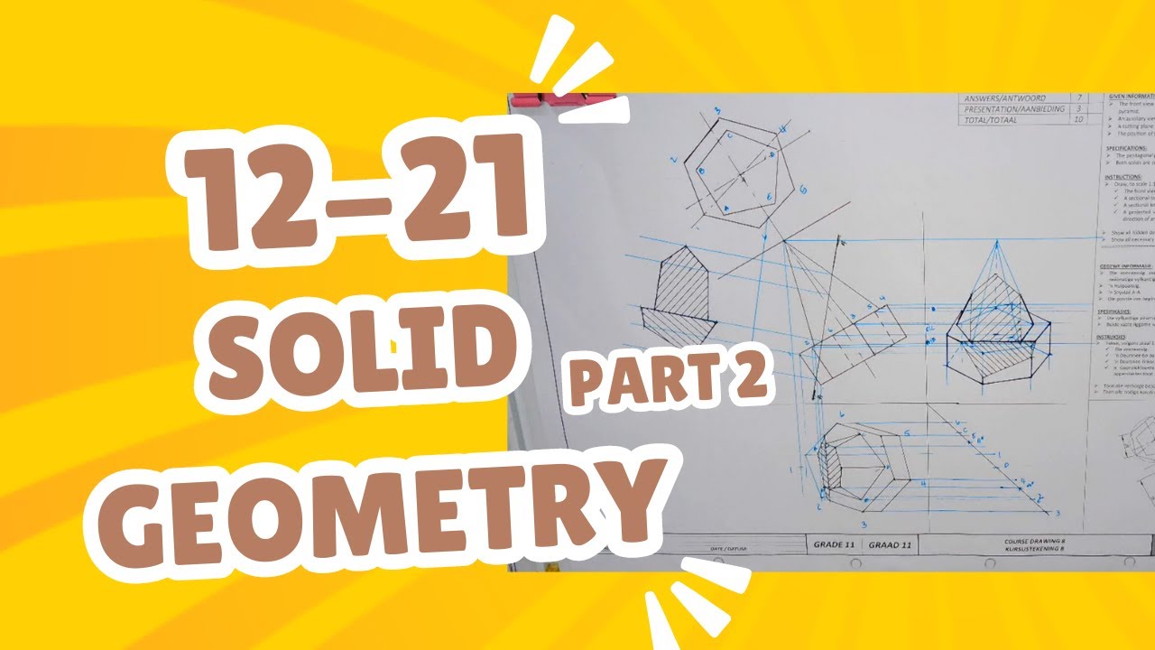 Egd Solid Geometry Gr11 Page 12 21 Igo Vaste Liggame Part 2 Youtube