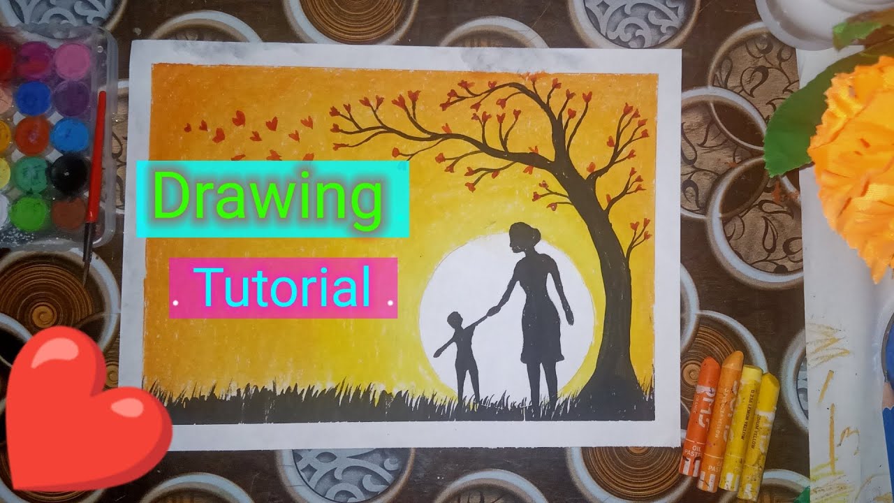 Drawing Tutorial Easy Oil Pastel Drawing Shorts Trending Art