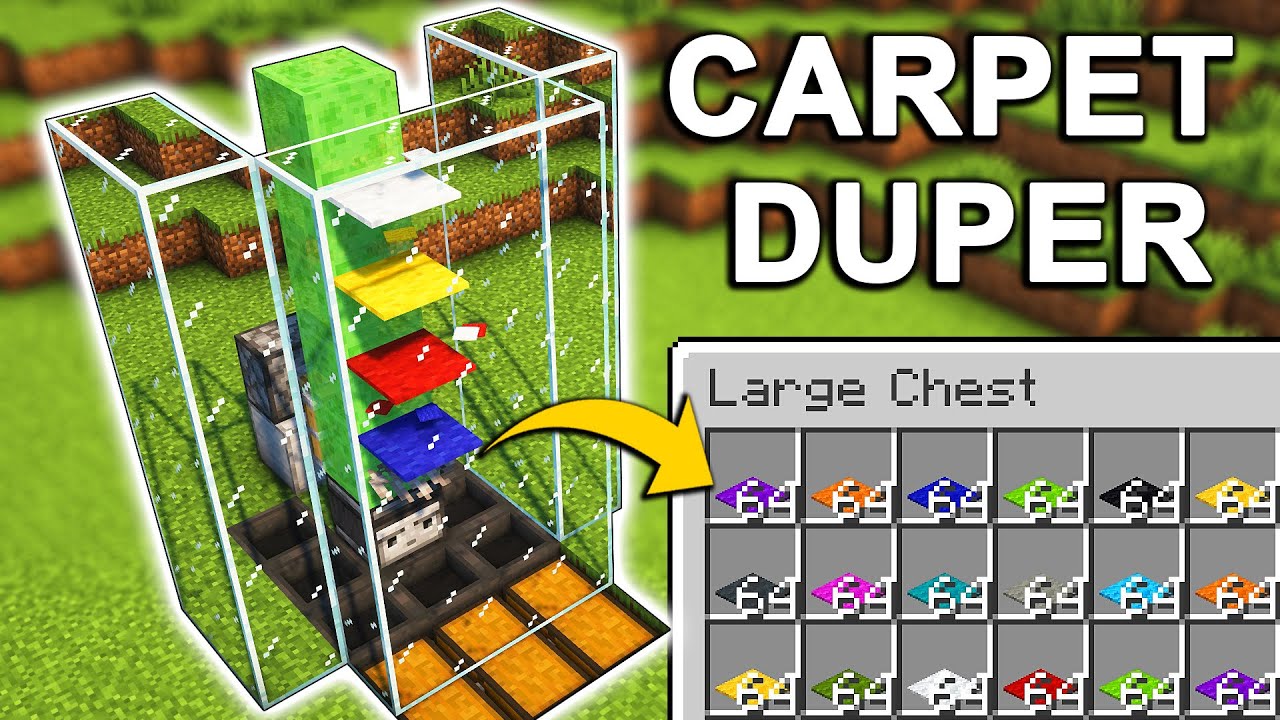 How To Make A Carpet Duplicator In Minecraft Bedrock At Nathaniel