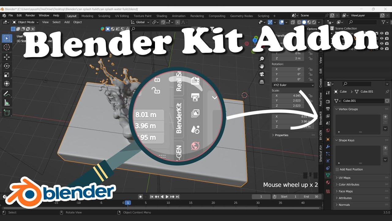 How To Install Blender Kit Addon In Blender Tutorial Youtube