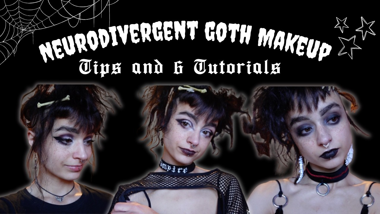Goth Alt Punk Sensory Friendly Makeup Hair Guide Youtube