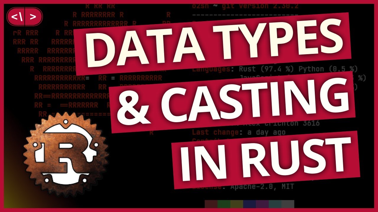 Data Types And Casting In Rust Youtube