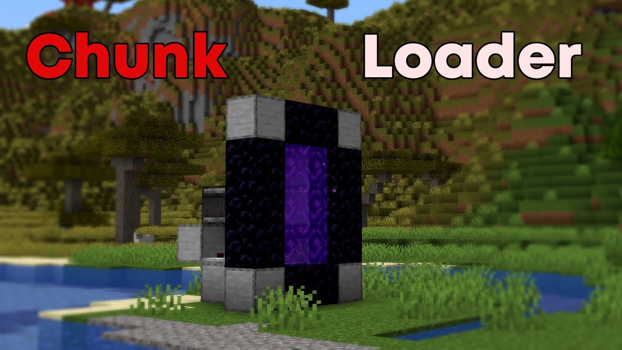 Minecraft Simple Chunk Loader Tutorial Youtube