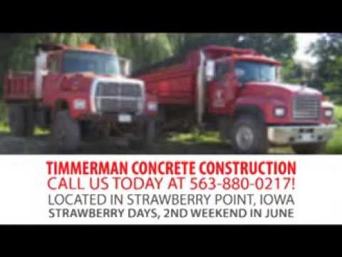 Timmerman Construction Strawberry Point Ia Youtube