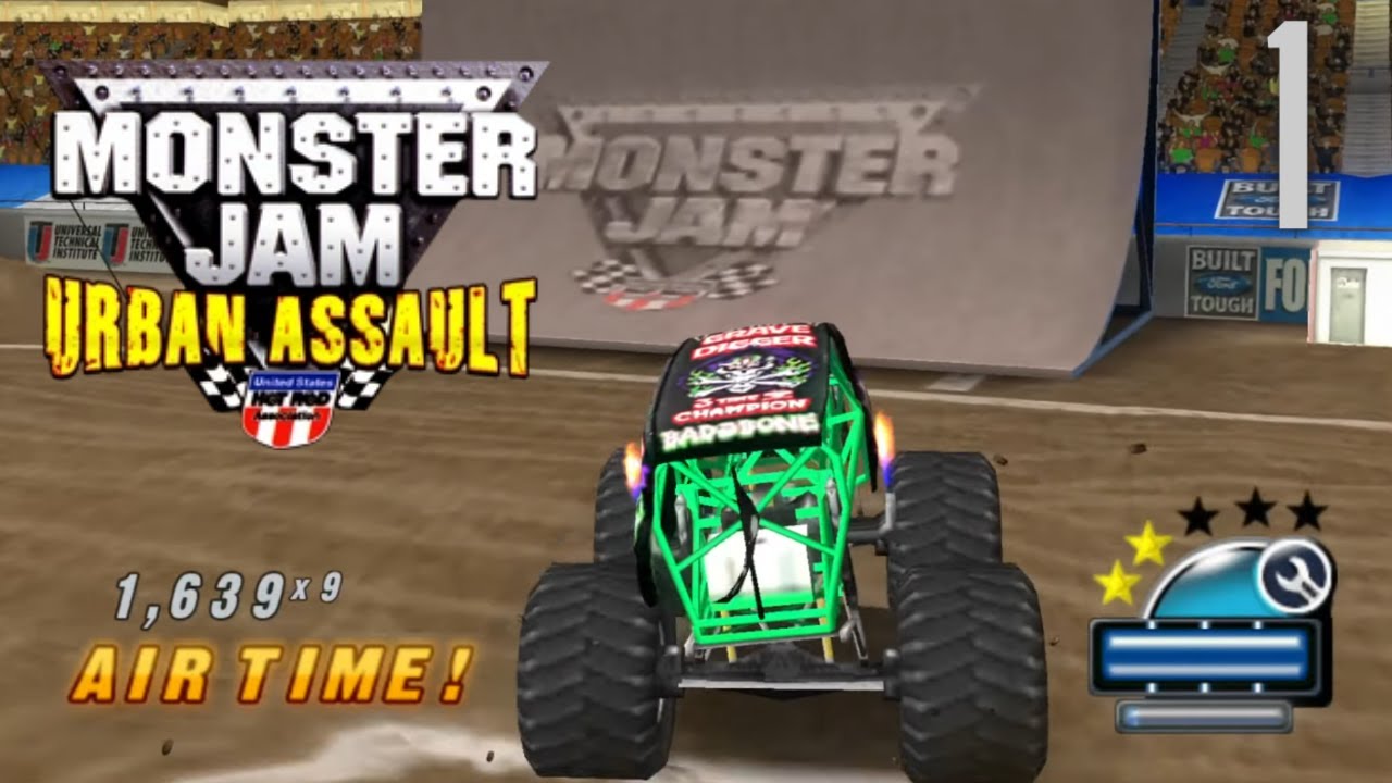 Monster Jam Urban Assault Playstation 2 Gameplay Walkthrough