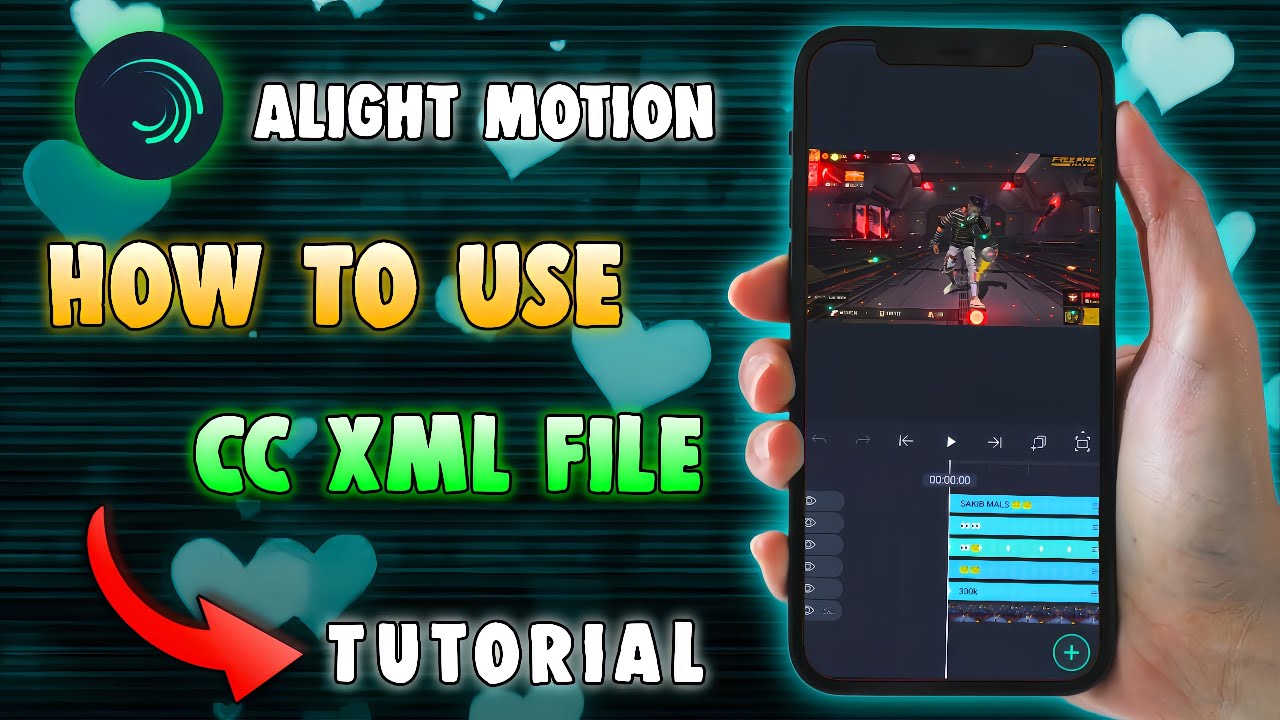 How To Use Cc Xml File In Alight Motion Tutorial Youtube