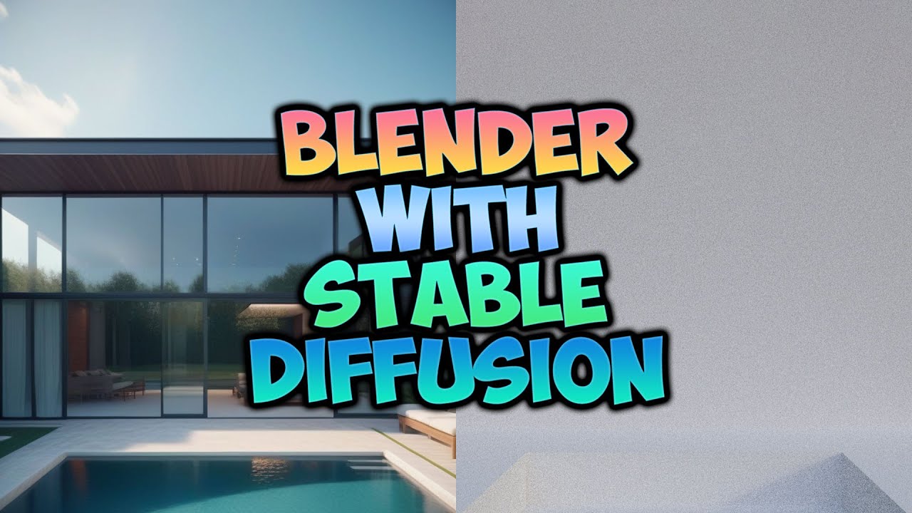 Blender With Stable Diffusion Xl Tutorial Modern House Youtube