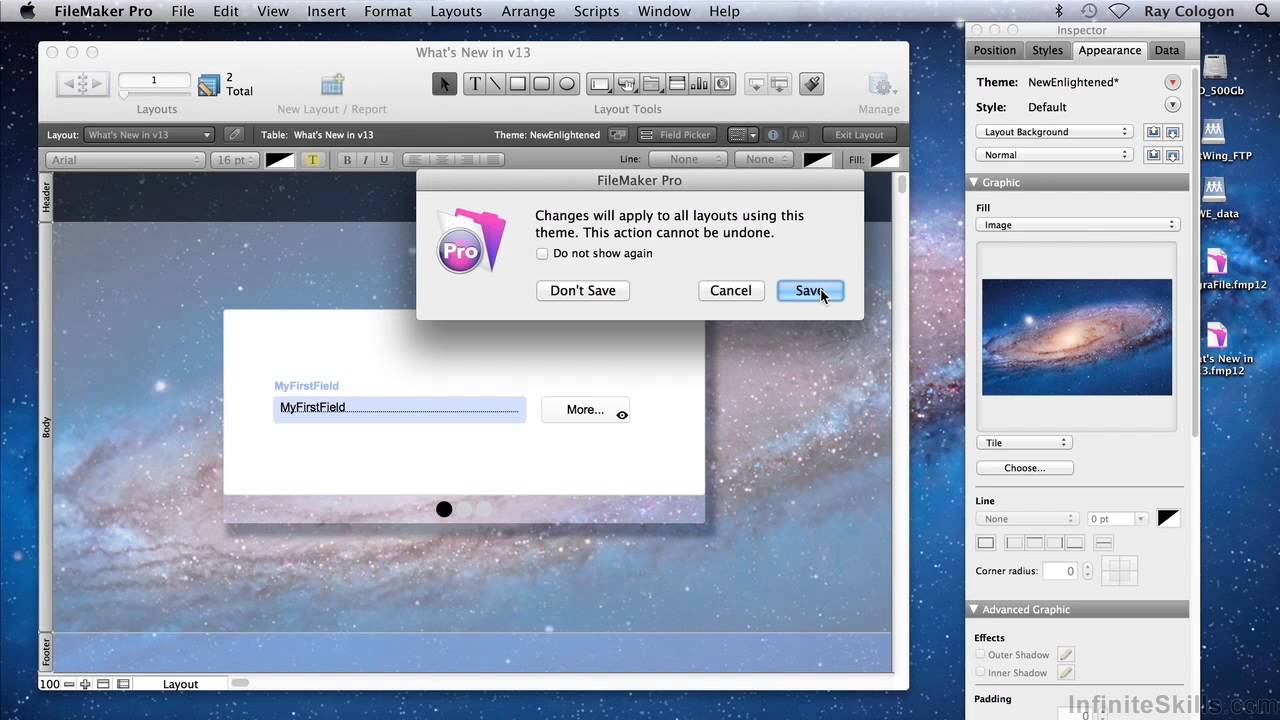 Filemaker Pro 13 Tutorial Custom Themes And Styles Youtube