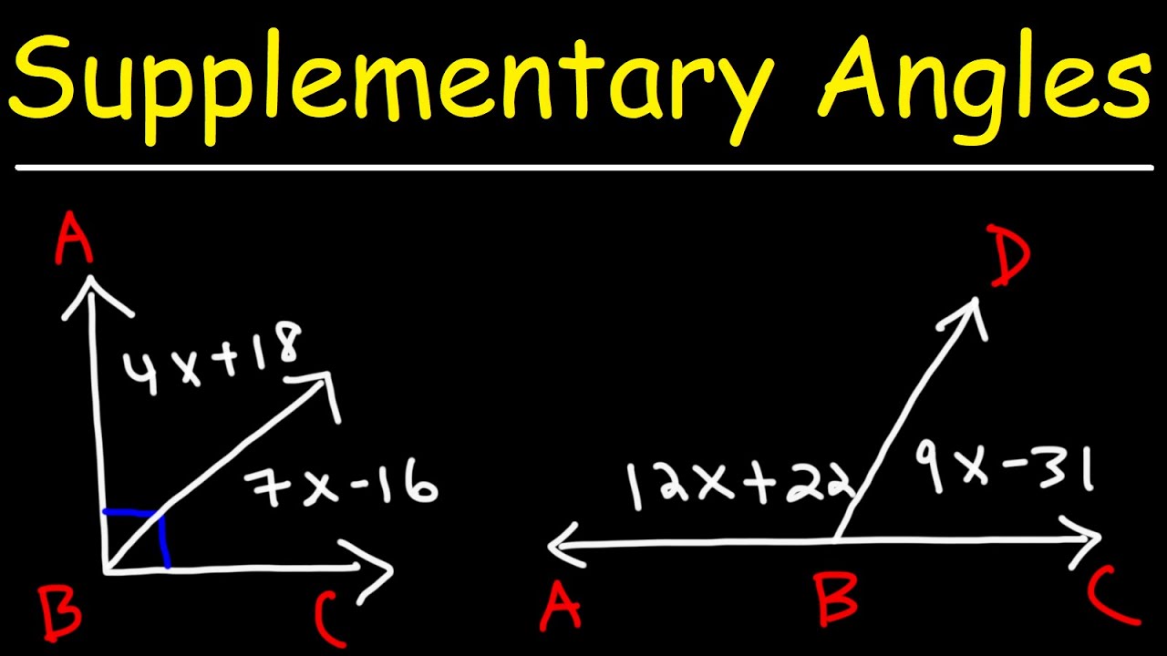 Geometry Complementary Angles Geometry Primer