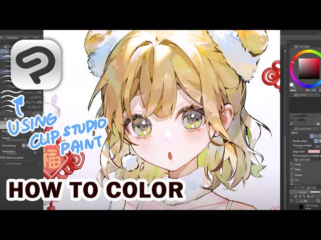 Clip Studio Paint Pro Tutorial Part 24 Colouring Basics